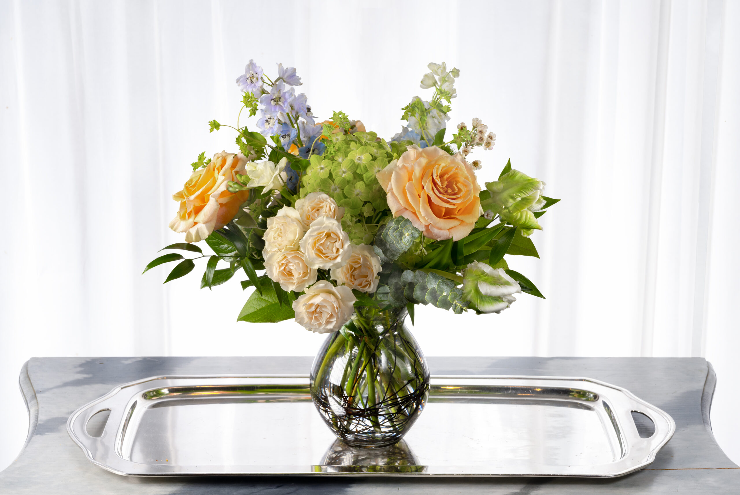 TULA Soft and Sweet Seasonal Blooms Fresh Flower Arrangement - Robin ...